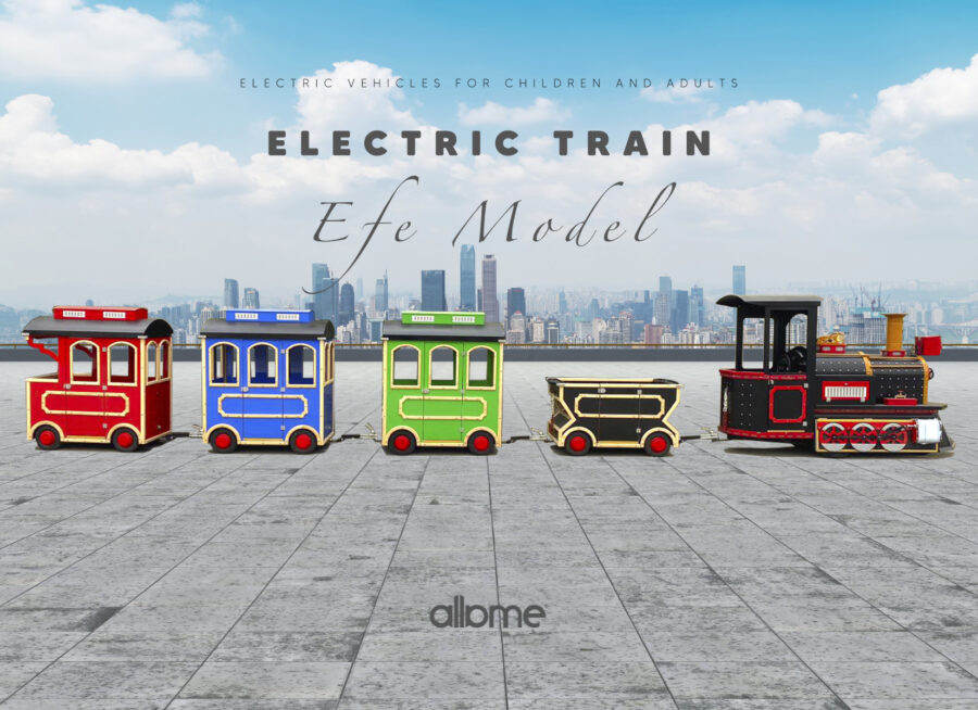 Amusement Park Train Efe Going to Dubai - Garatrain - Allame Trackless ...